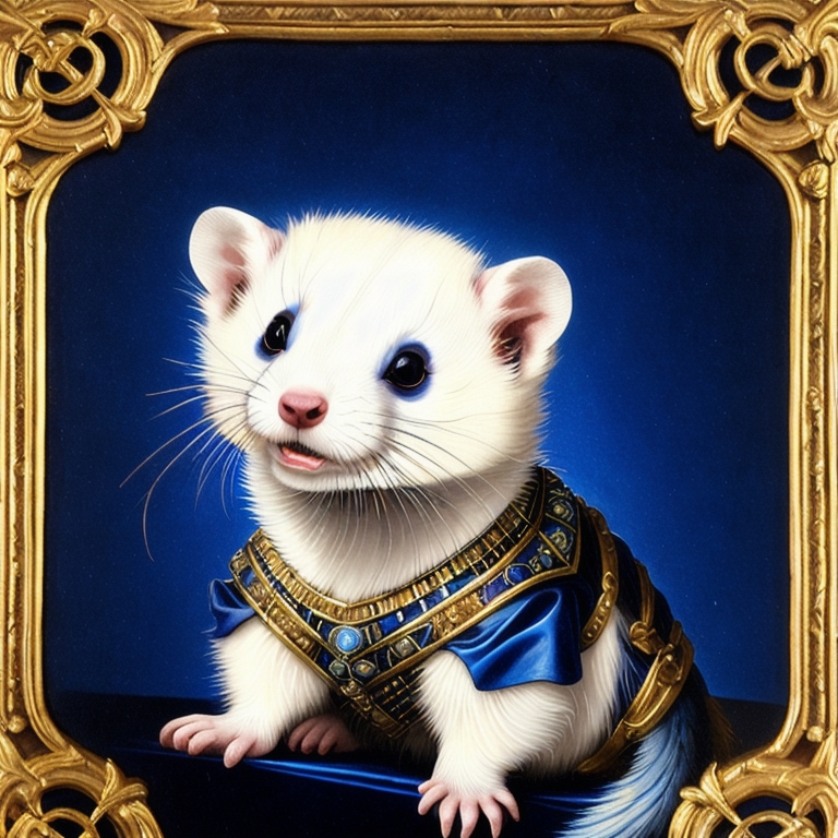 Chibi Ferret Drawing