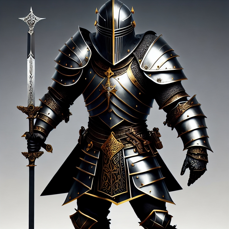 Fantasy Medieval Knight Armor