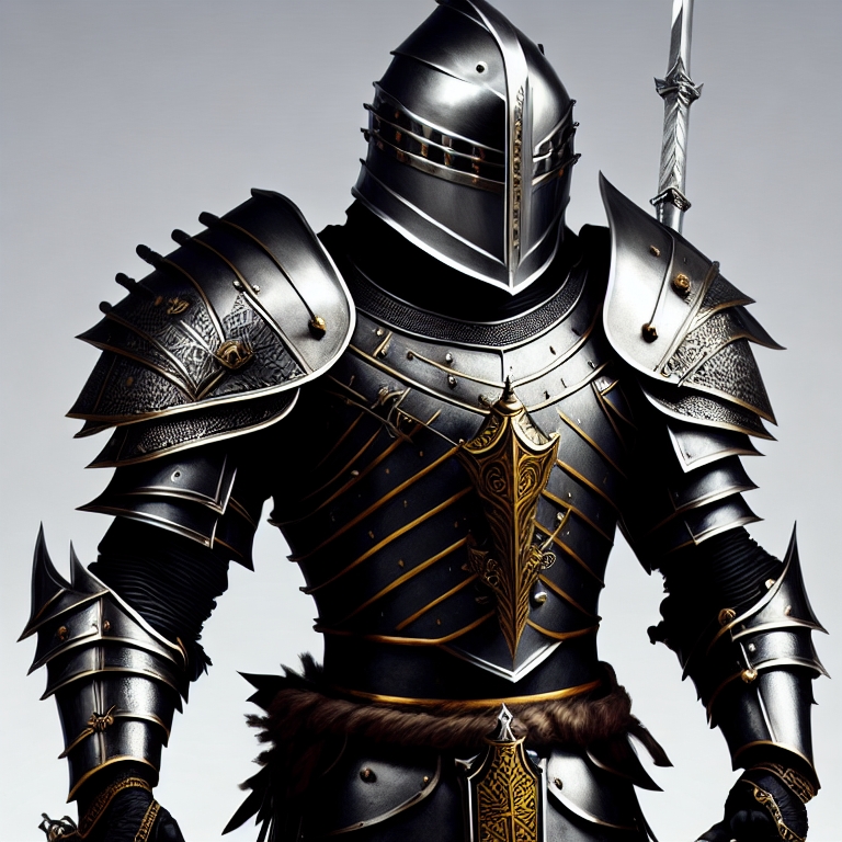 Medieval Knight Fantasy Armor