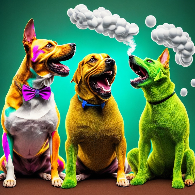 Animated Animals Smoking Weed
