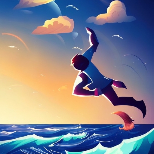 Person Falling From Sky