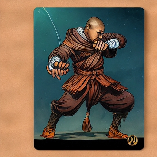 Fighting Monk Art