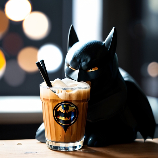 Batman Drinking Beer