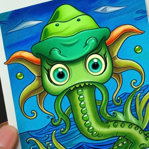 Cute Baby Sea Monster