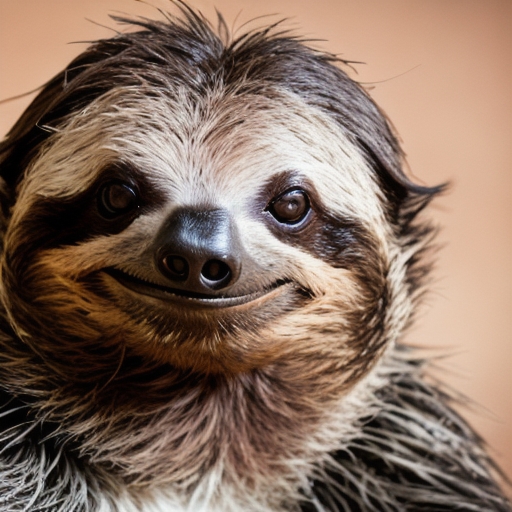 Sloth Smiling