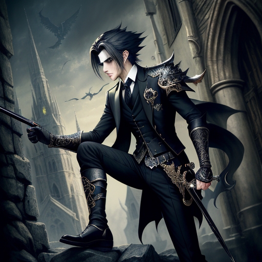 Gothic Vampire Anime Guys