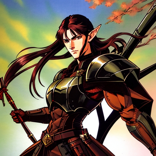 Anime Male Light Armor