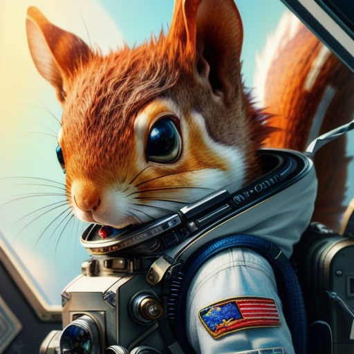Squirrel In A Space Suit