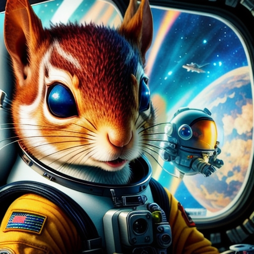 Squirrel In A Space Suit