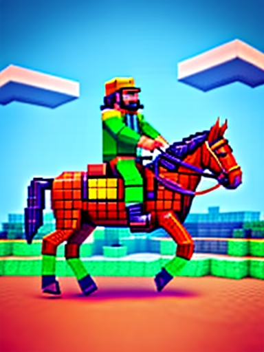 Minecraft Wallpaper Steve Horse
