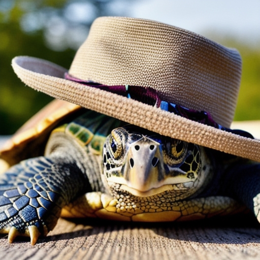 Turtles Wearing Hats