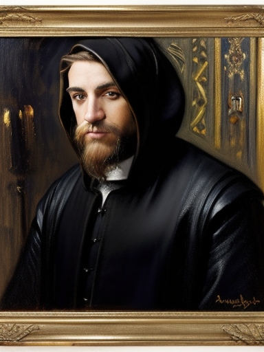 Medieval Thief Drawing