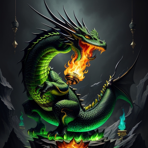 Green Dragon Wallpaper 1920x1080