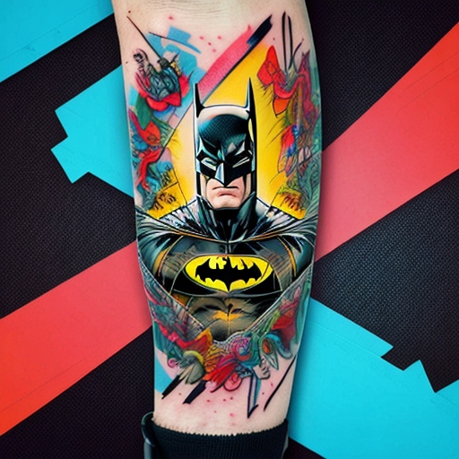 Justice League Tattoo Sleeve