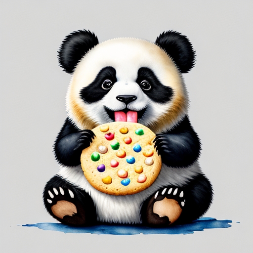 Pandas Eating Cookies