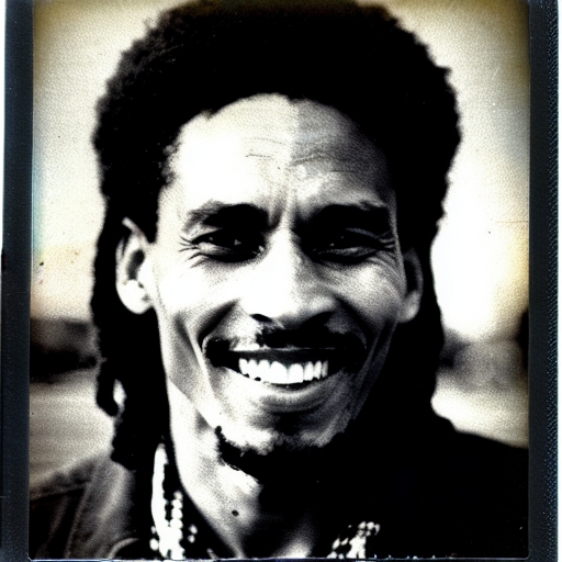 Bob Marley Smiling